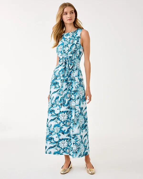Lilly Pulitzer® Clarajane Stretch Maxi Shift Dress