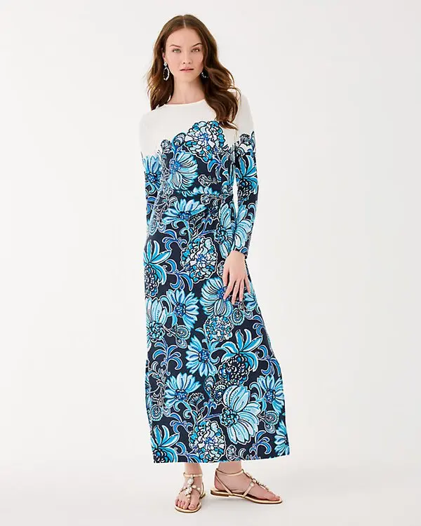 Lilly Pulitzer® Nyla Long Sleeve Maxi Dress