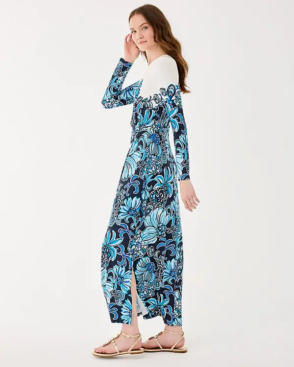 Lilly Pulitzer® Nyla Long Sleeve Maxi Dress