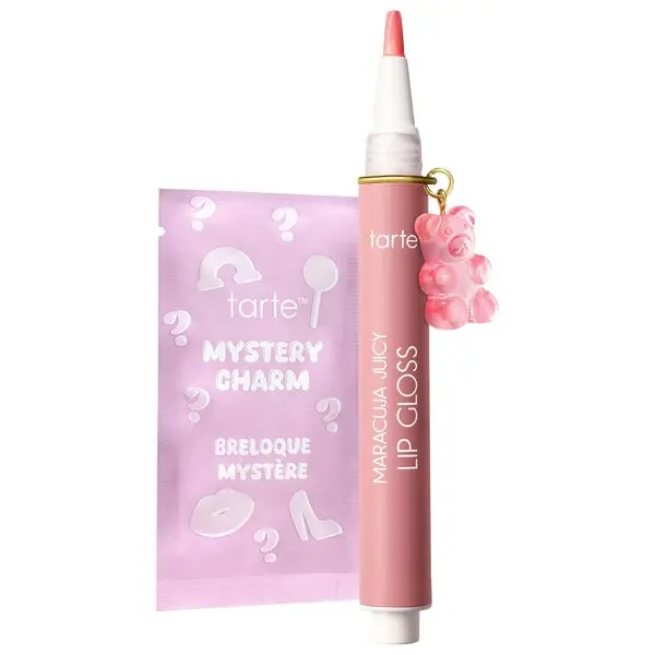TARTE Maracuja Juicy Lip Plumping Peptide Gloss With Charm - Pink Lemonade