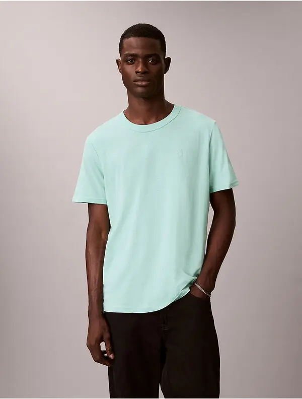 Calvin Klein Cotton Blend Jersey Relaxed T-shirt - Ocean Wave