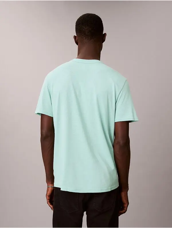 Calvin Klein Cotton Blend Jersey Relaxed T-shirt - Ocean Wave