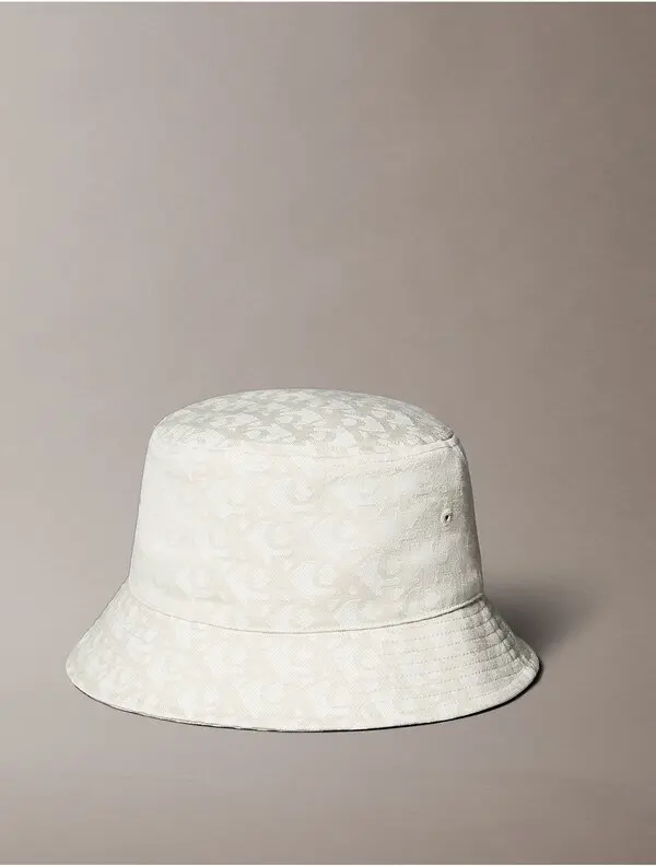 Calvin Klein Jacquard Bucket Hat - Chateau Logo Aop