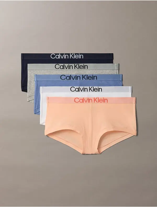 Calvin Klein Extra Soft Cotton Stretch 5-pack Boyshort - Peach Bliss Multi