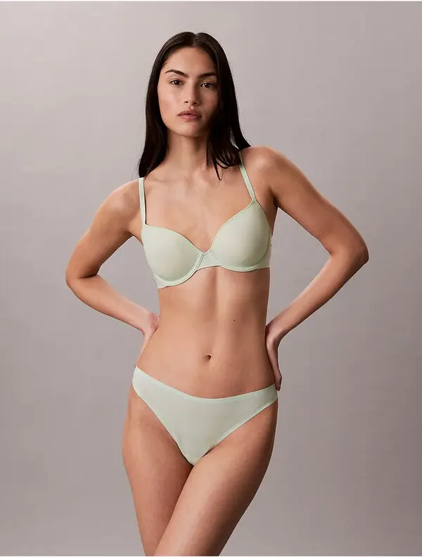 Calvin Klein Perfectly Fit Ultralight Thong - Seafoam Wave