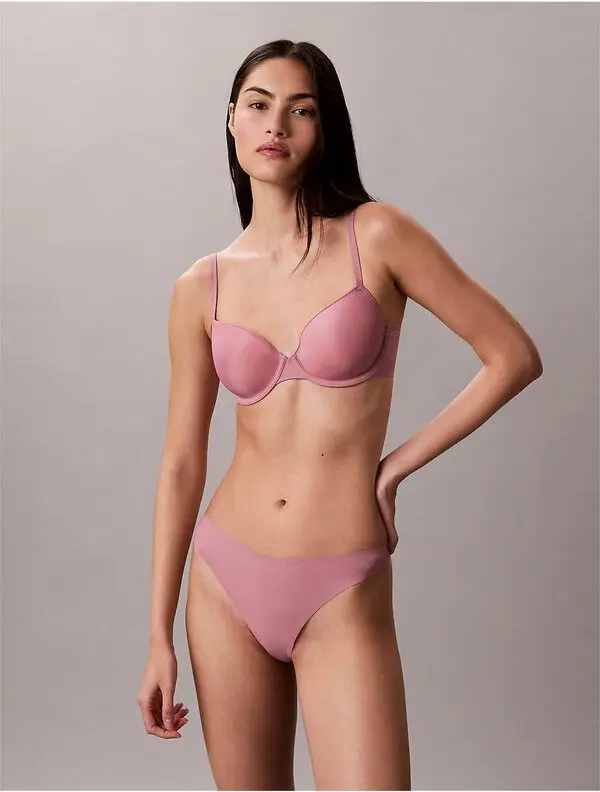 Calvin Klein Perfectly Fit Ultralight Thong - Soft Mauve