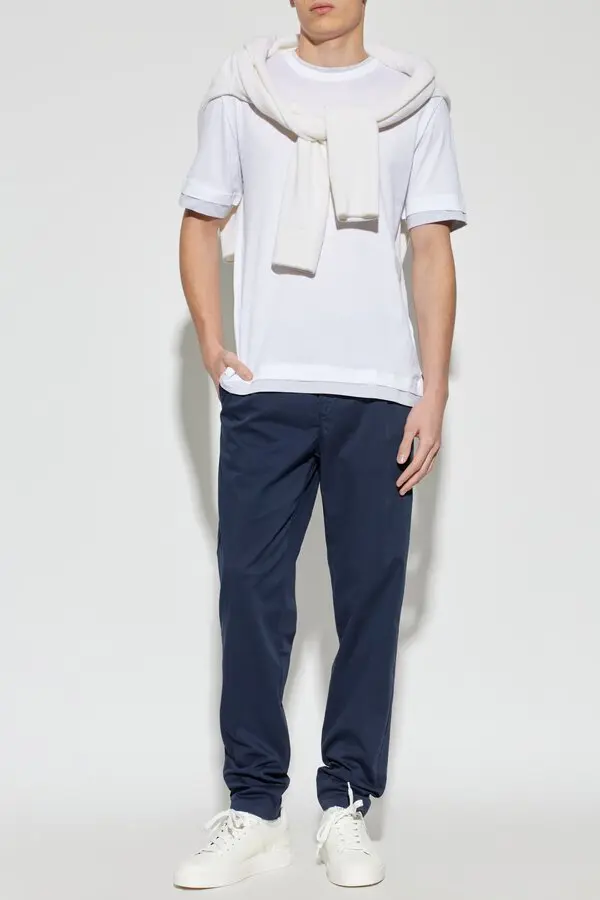 Eleventy Tapered-leg Trousers