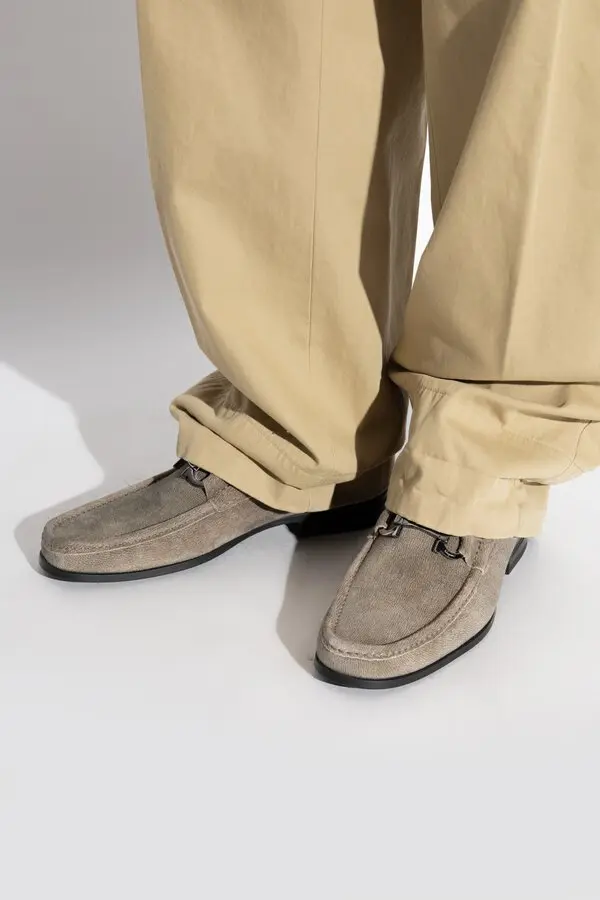 FERRAGAMO Grandioso2 Loafers - Grey