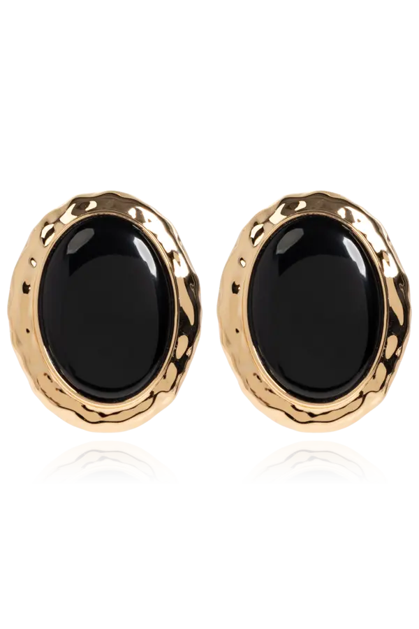 SELF-PORTRAIT Vintage Style Earrings - Black