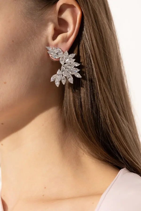 SELF-PORTRAIT Earrings With Crystals