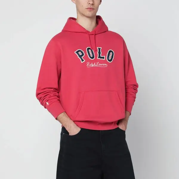 Polo Ralph Lauren Embroidered Logo Hoodie - Red