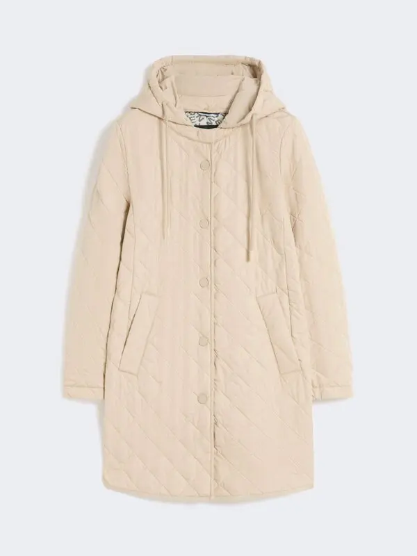Max Mara Water-repellent Quilted Padded Parka - Sand