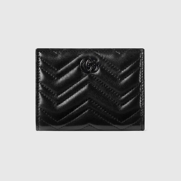 Gucci Gg Marmont Wallet Leather - Black