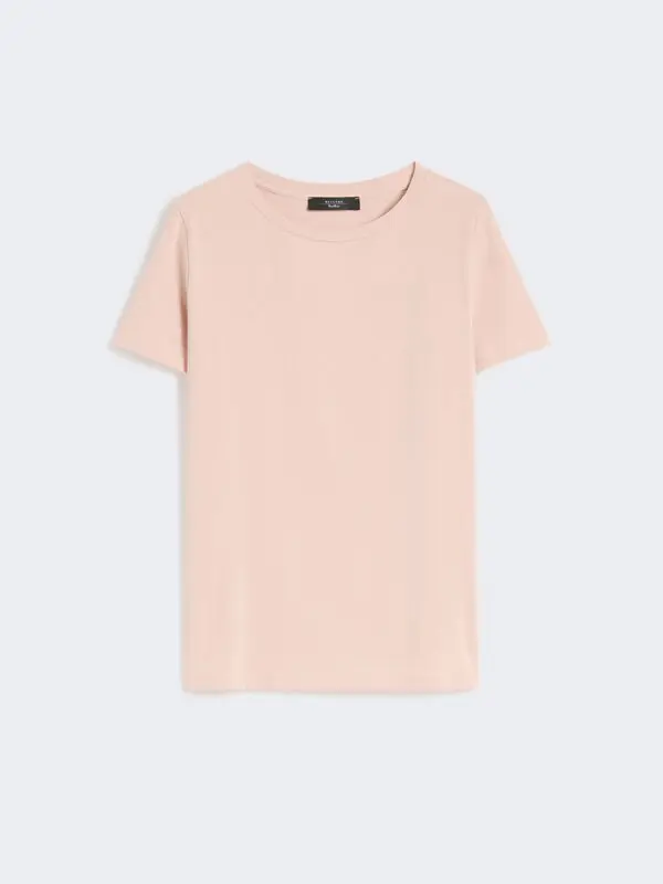 Max Mara Basic Cotton Jersey T-shirt - Pink