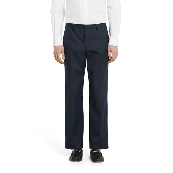 Gucci Cotton Twill Pant With Web Detail