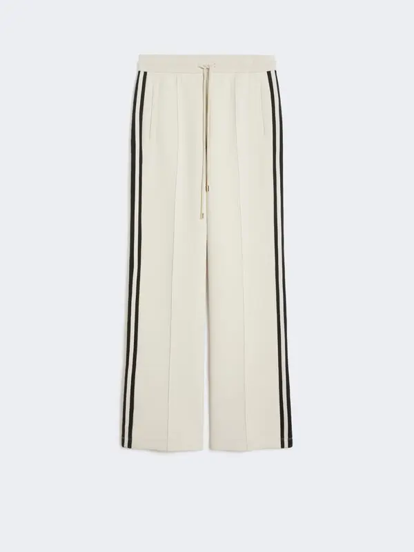 Max Mara Cotton Jersey Trousers - Ecru