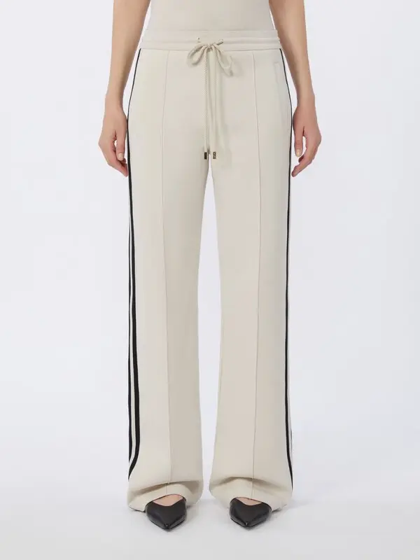 Max Mara Cotton Jersey Trousers - Ecru
