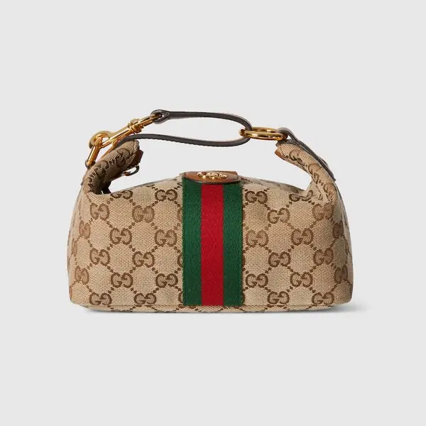 Gucci Vanity Mini Bag Gg Canvas - Beige