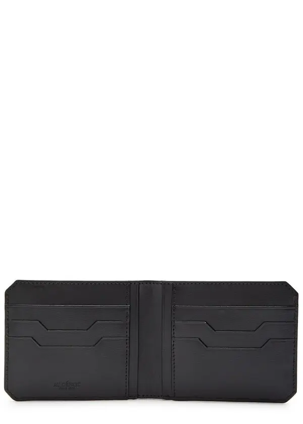 AU DEPART Printed Leather Wallet