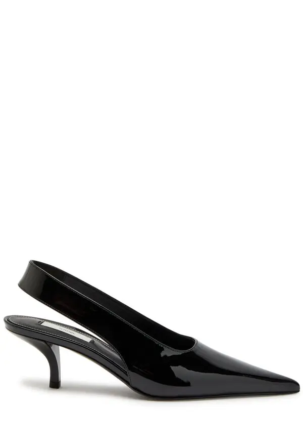 TOTEME Patent Leather Slingback Pumps