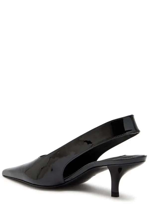 TOTEME Patent Leather Slingback Pumps