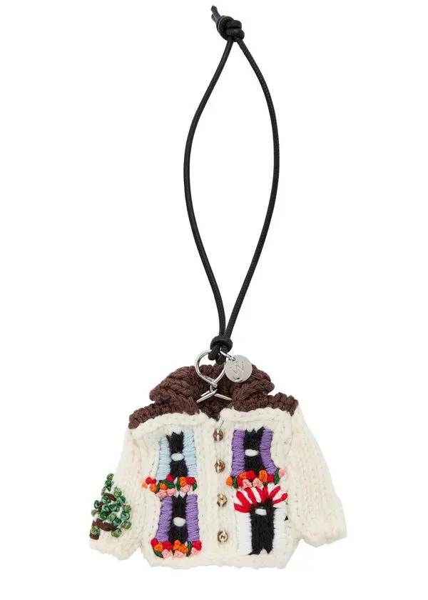 JW Anderson House Cardigan Knitted Bag Charm