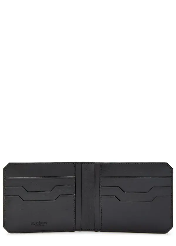 AU DEPART Printed Leather Wallet