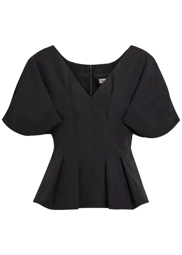 Simkhai Rozen Pleated Top - Black