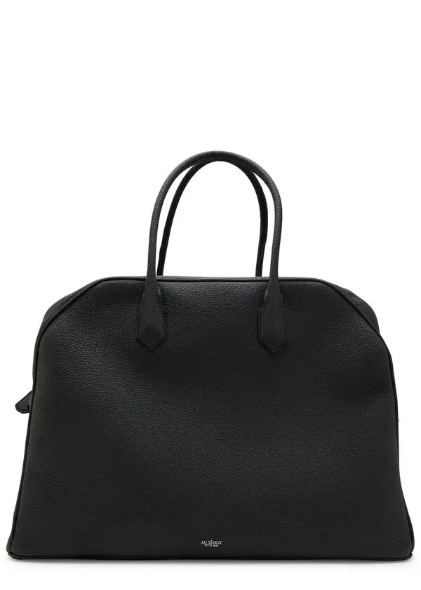 AU DEPART Savoye 43 Grained Leather Top Handle Bag - No Colour