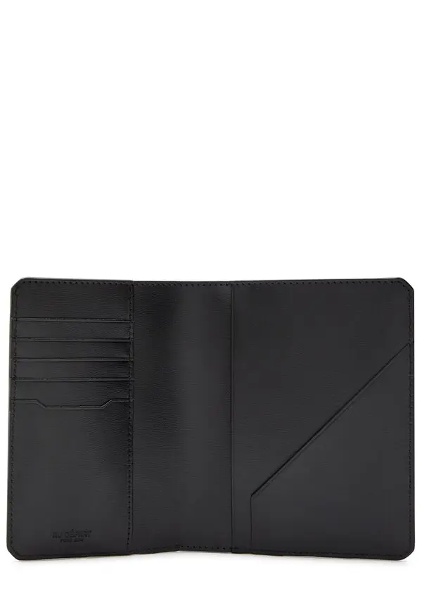 AU DEPART Logo Leather Passport Case