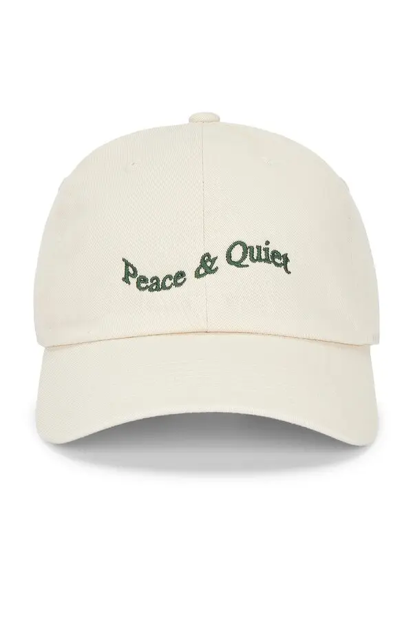 MUSEUM OF PEACE & QUIET Wordmark Tye Dye Dad Hat - Bone