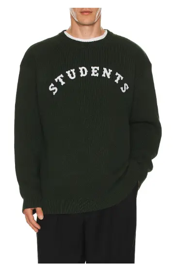 STUDENTS GOLF Oakridge Knit Crew Sweater