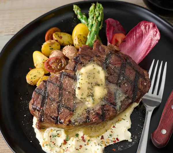 CHERYL'S Rastelli's 9-oz Reserve Black Angus Ribeye Steaks W/butter - One-color