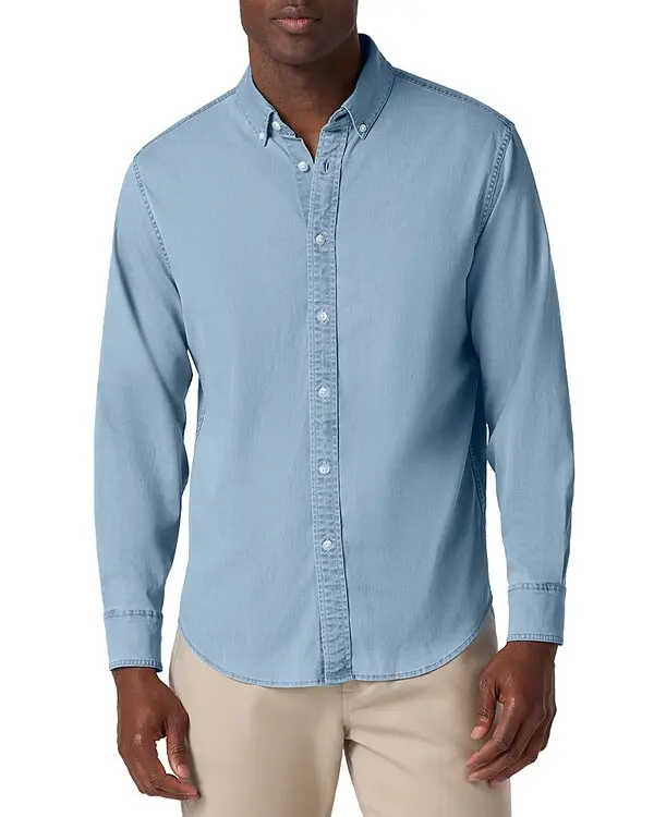 Mizzen+main Nash Chambray Shirt - Light Pastel Blue