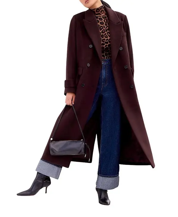 RO & ZO Wool Blend Oversized Coat