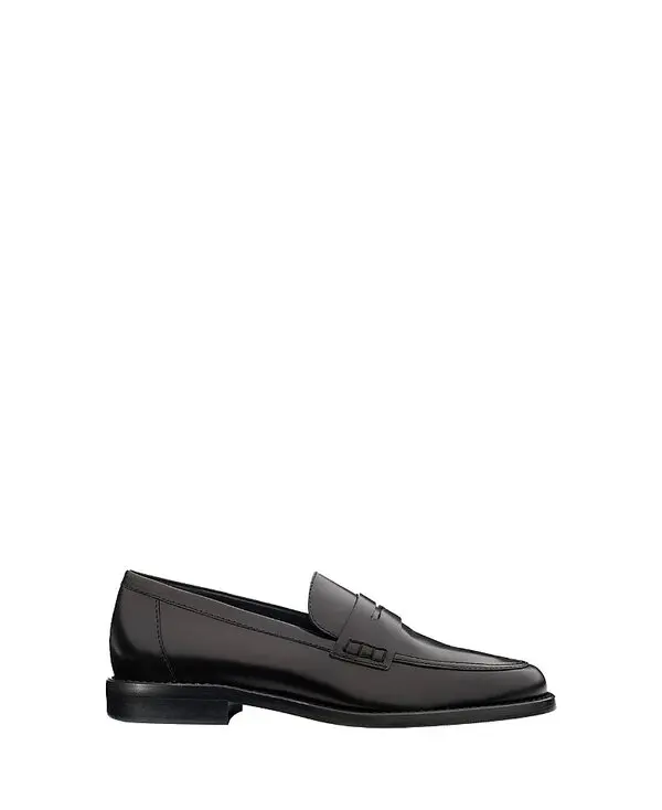 MARGAUX LONNBERG The Marlowe Loafer Flats - Black Calf