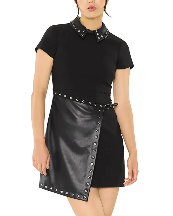 Likely Elia Faux Leather Dress