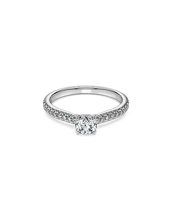 SWAROVSKI Eternity Certified Lab Grown Diamond Engagement Ring - Silver