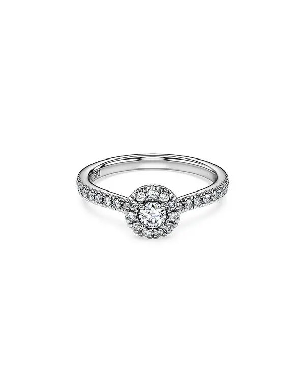 SWAROVSKI Eternity Lab Grown Diamond Halo Ring - Silver