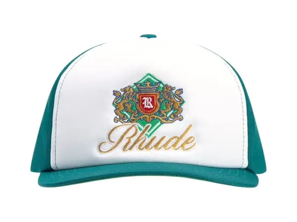 Rhude Embroidered Trucker Hat - Menthol