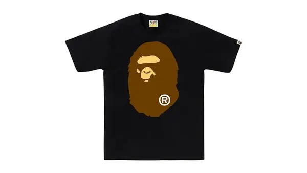 A BATHING APE Big Ape Head Tee Shirt - Black