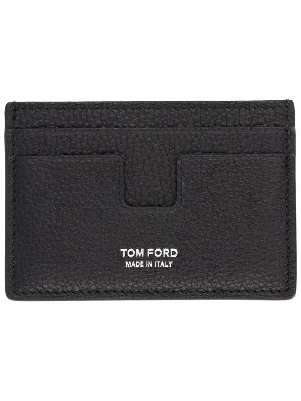 TOM FORD Card Holder With Logo - Black