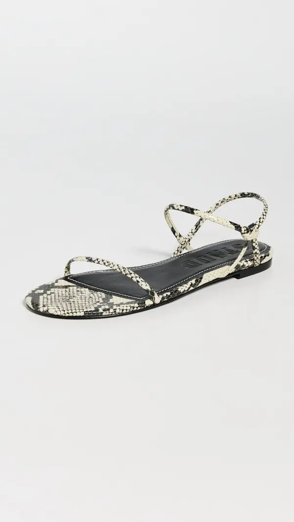 Staud Laurel Sandal - White Snake
