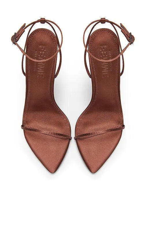 Femme La Andx Satin Stiletto Sandals