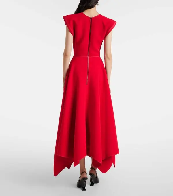 Maticevski Empath Draped Midi Dress