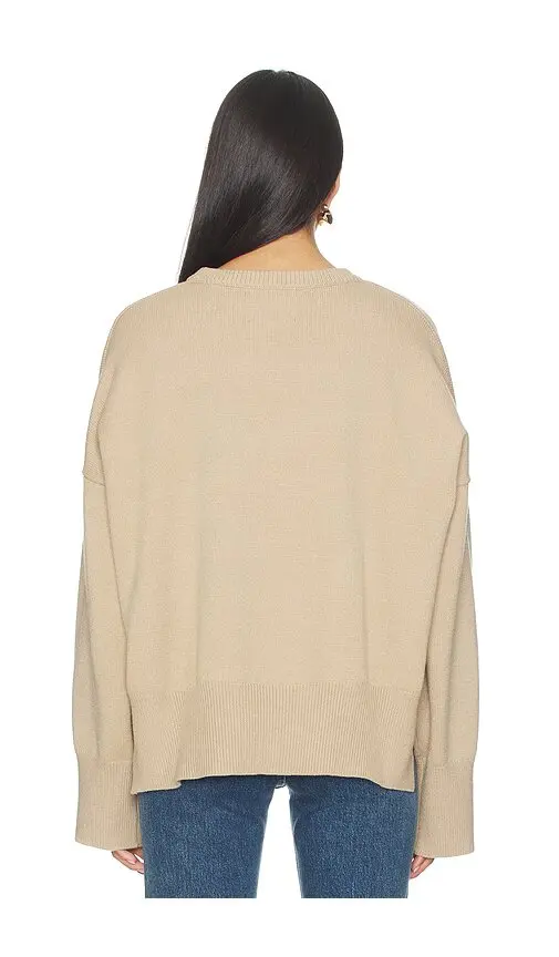 UNDERSTATED LEATHER Don't Fence Me In" Sweater