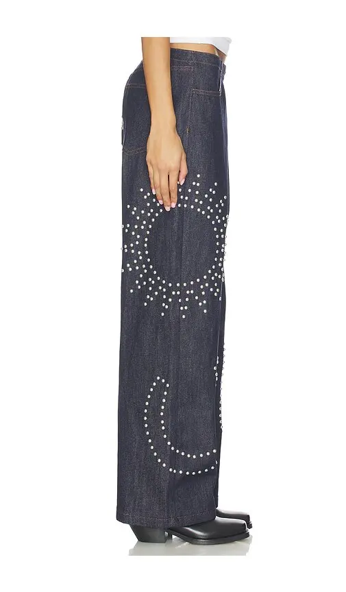UNDERSTATED LEATHER Texas Sun Wide Leg Jean