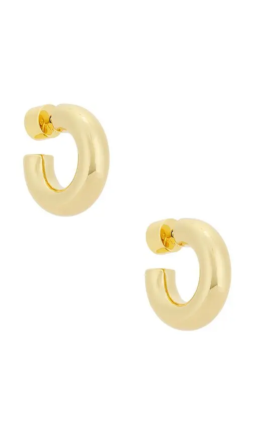 JENNIFER FISHER Samira Micro Huggies - Yellow Gold