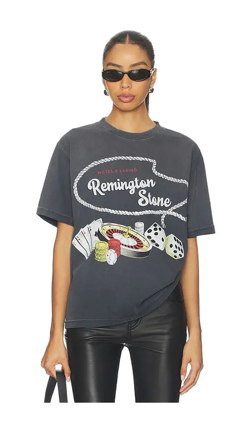 REMINGTON STONE Casino Tee - Navy
