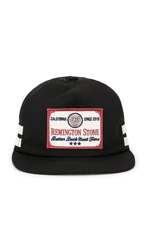 REMINGTON STONE Cold One Trucker Hat - Black